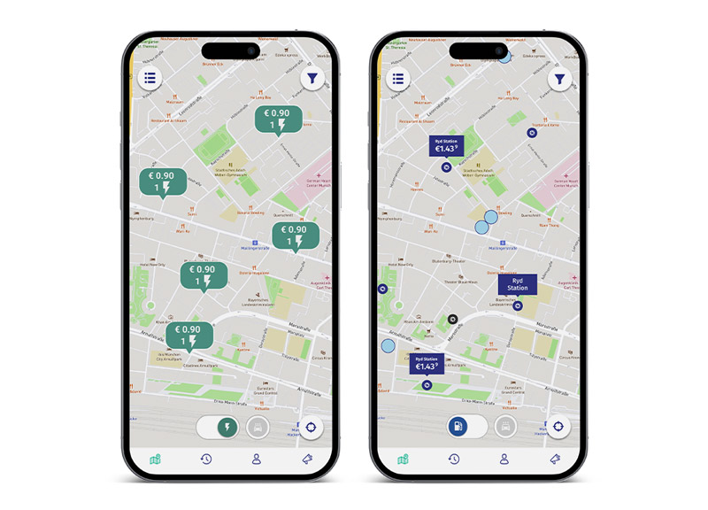 ryd // Laden und mit der ryd App bezahlen