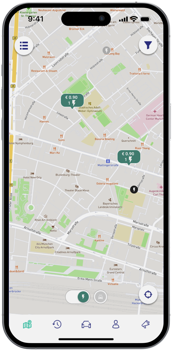 ryd // Laden und mit der ryd App bezahlen